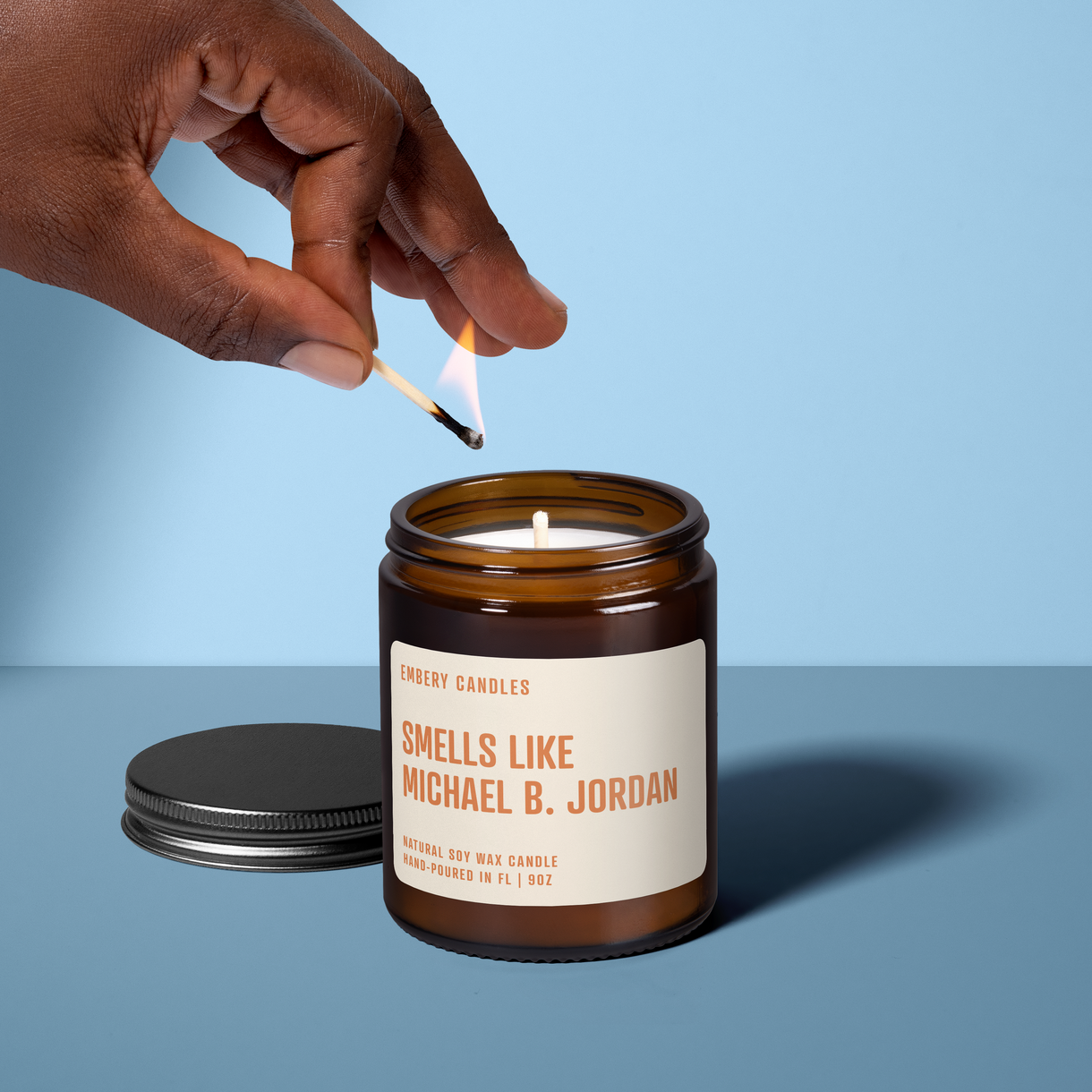 Smells Like Michael B Jordan | Soy Wax Scented Candle – Embery Candles
